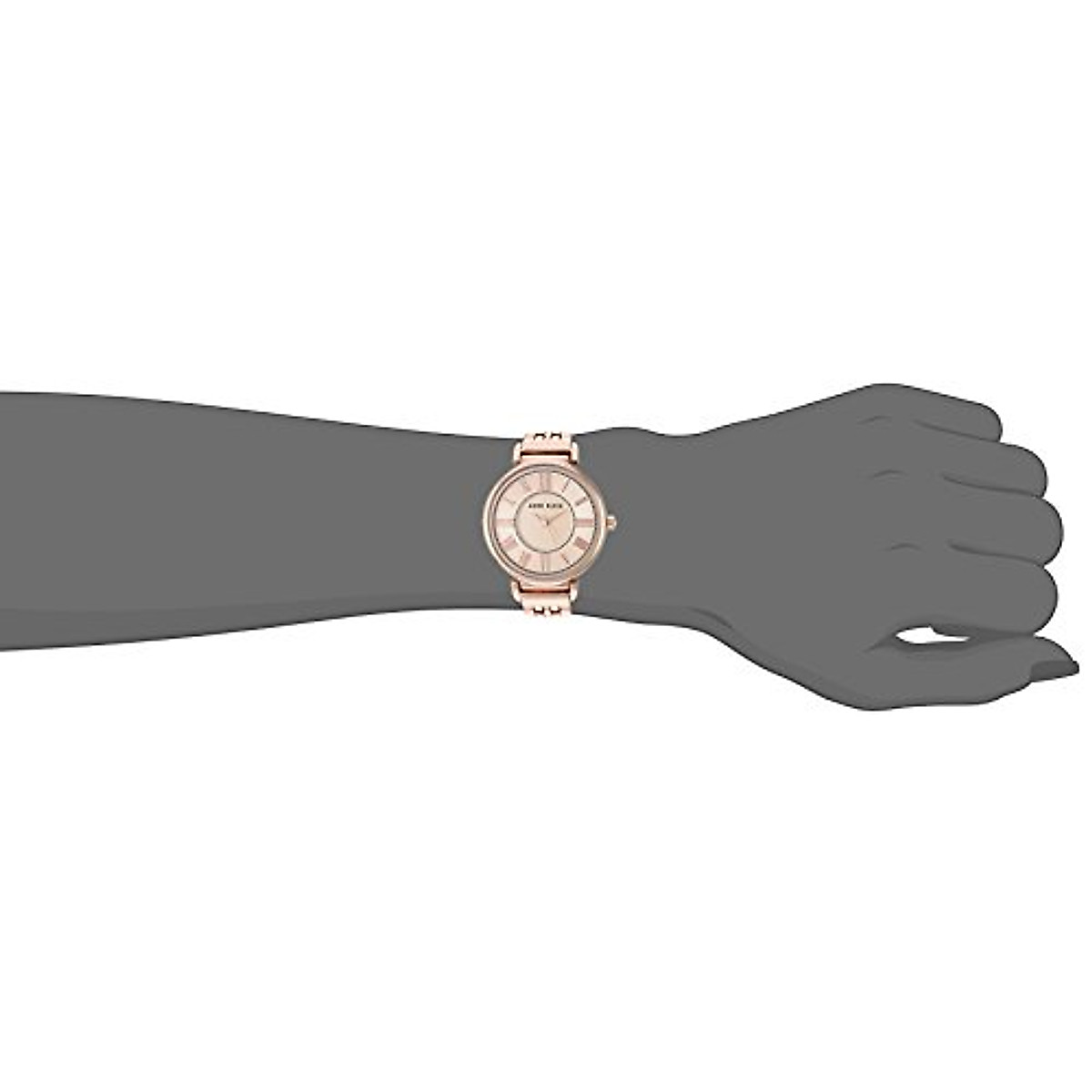 Anne Klein Women's AK/2158RGRG Rose Gold-Tone Bracelet Watch
