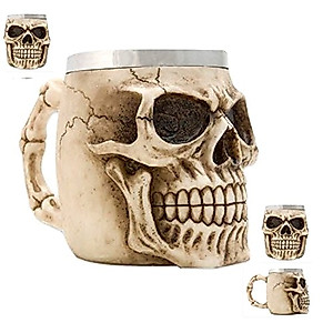 Human Skeleton Skull Halloween Kitchen Mug Cup