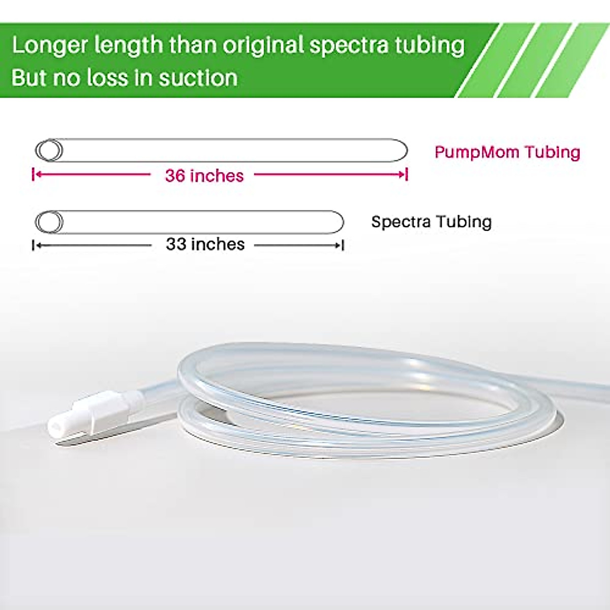 PumpMom Replacement Tubing for Spectra Synergy Gold Dual Adjustable Electric Breast Pump, BPA Free Replace Spectra SG Dual Powered Electric Breast Pump(Not Original Spectra Gold Accessories)
