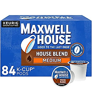 Maxwell House House Blend Medium Roast K-Cup Coffee Pods (84 Pods)