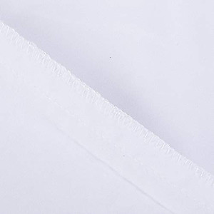 NTBAY 3-Piece Microfiber Toddler Sheet Set, Solid Crib Fitted Sheet Flat Sheet and Envelope Pillowcase, Baby Bedding Sheet & Pillowcase Sets, White