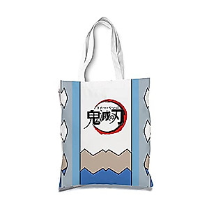 Hashibira Inosuke Totes Bag Canvas Bag Shopping Cloth Bag for Girls Women School Gift
