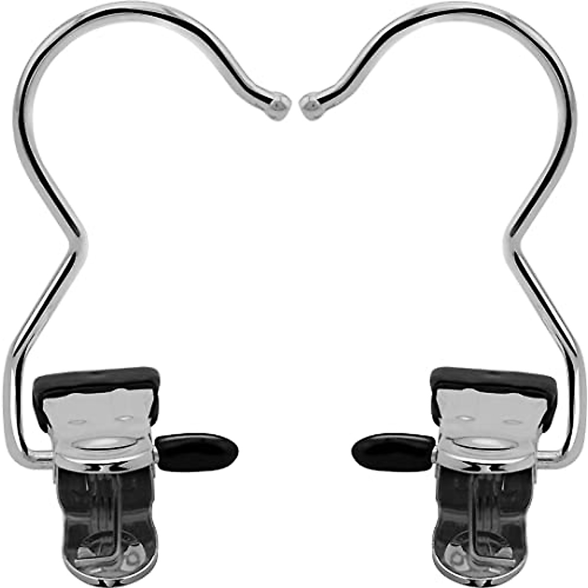 DKKO 12 PCS Rustless Clips Space-Saving Clothes Peg Laundry Hook Hanging Portable Heavy Duty Clothes Pin Bras Socks Bath Towel Underwear Home Travel Utility Hooks