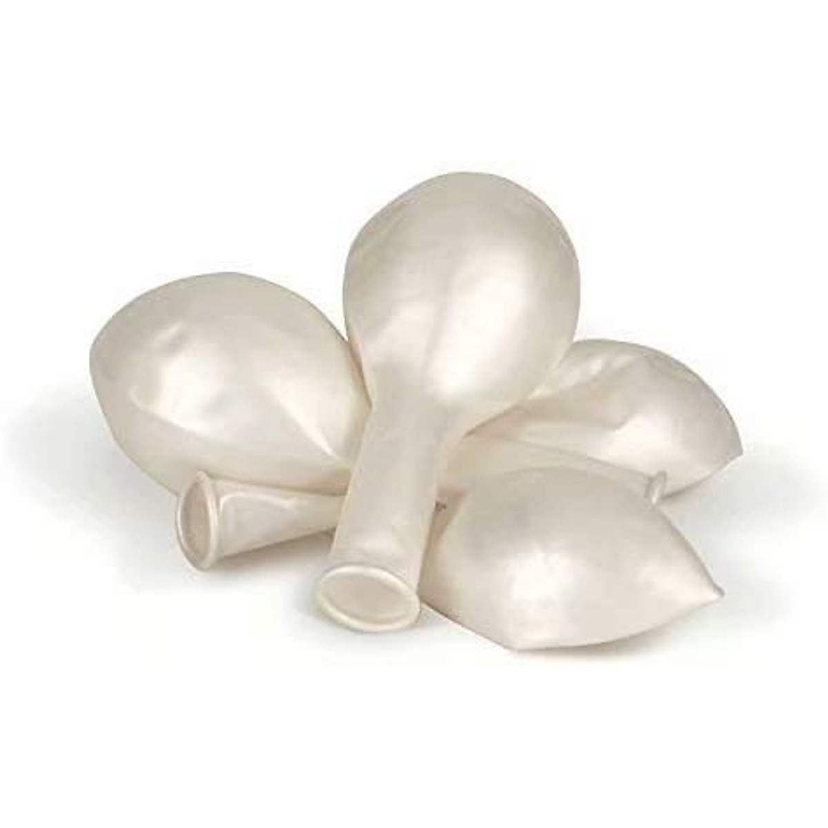 White Balloons,Latex Balloon,white pearlized balloons12-inch,100-pack,Eshanmu
