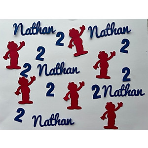 Personalized Elmo Birthday Confetti
