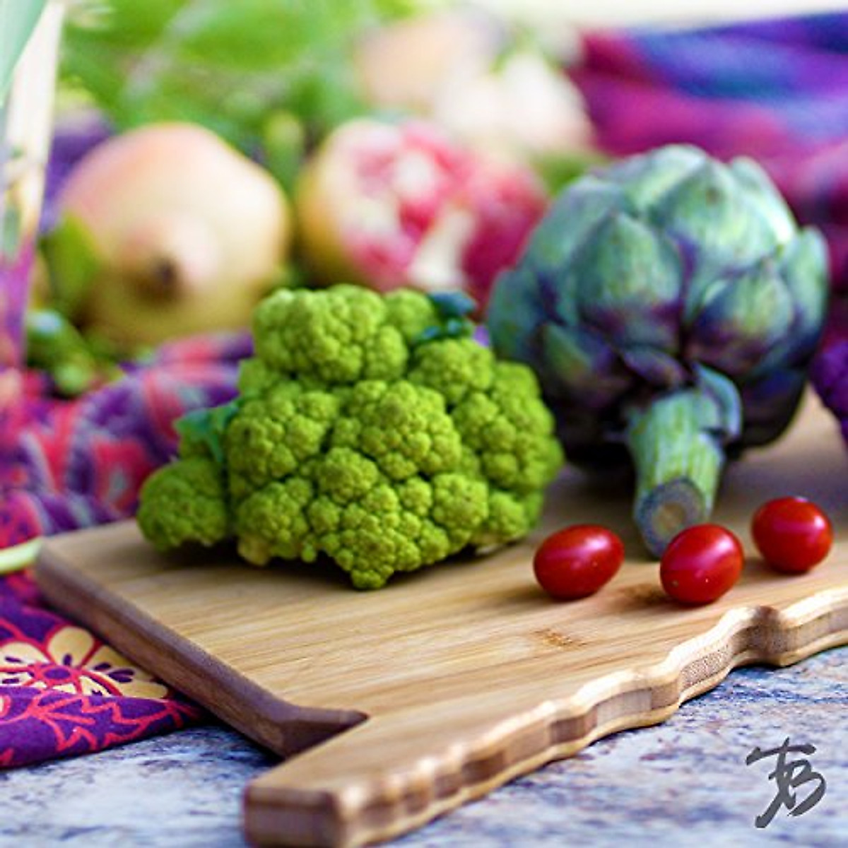 Totally Bamboo Connecticut State Shaped Serving & Cutting Board, Natural Bamboo