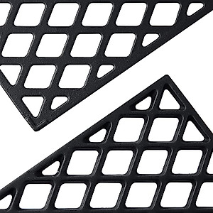 Grate Replacement Parts for Dyna Glo DGH474CRP DGF493BNP Grill Grates DGF493PNP-D DGB495SDP DGB495SDP-D DGB493SPB DGB463CNP Grill Parts 70-01-911 70-02-656 Dyna glo Cast Iron Cooking Grates 3 Pcs