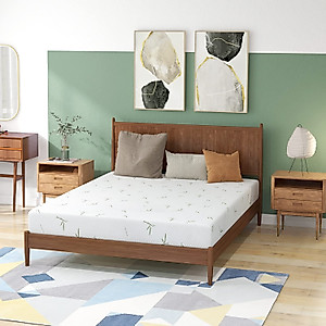 wOod-it Queen Mattresses, Mattress Queen Size Memory Foam Bed in A Box Cooling Medium Firm (8 inch, Queen)