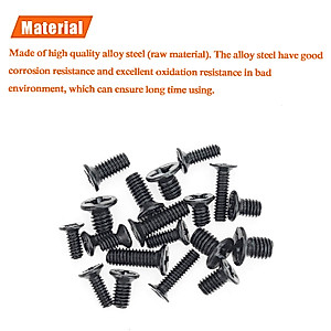 HELIFOUNER 600 Pieces M2 M2.5 M3 Phillips Flat Head Screws, Electronic Repair Screws for SSD, Laptop Notebook Computer