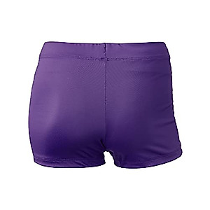 Nike Womens Dri FIT Stock 3'' Compression Shorts (Medium, Purple)