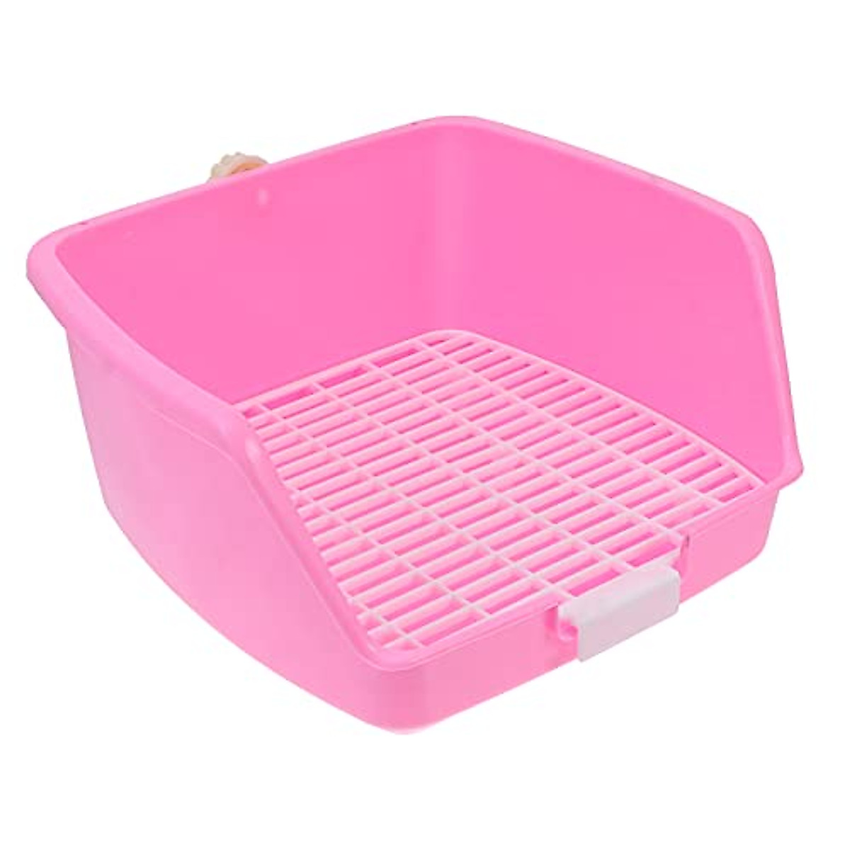 Balacoo Litter Box for Rabbit Pink Rabbit Litter Box Toilet Potty Trainer Litter Bedding Box for Small Animals Rabbits Bunny Guinea Pigs Chinchilla Ferret Cage Supplies Large Rabbit Litter Box