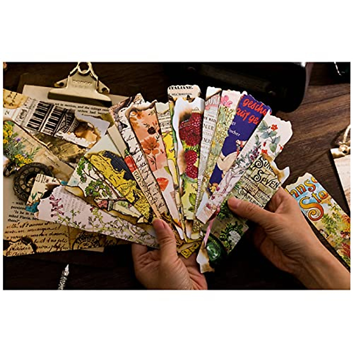 Vintage Retro Memory Funny Bookmarks, 30 PCS (Memory)