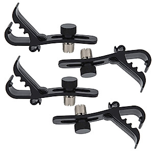 4PCS Drum Microphone Clip Microphone Securing Clips Mount Holder Shockproof Musical Instrument Supplies