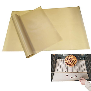 2 Pack - Evelots Oven Rack Liner-Extra Large-Non Stick Fiberglass-Reuse-500 Degrees