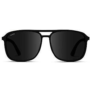 WearMe Pro - Square Polarized Aviator Modern Rectangular Men's Sunglasses