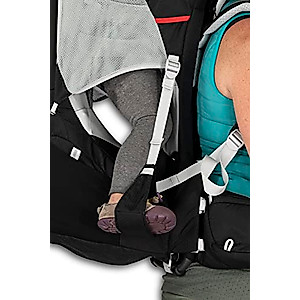 Osprey Poco Plus Child Carrier and Backpack for Travel, Starry Black
