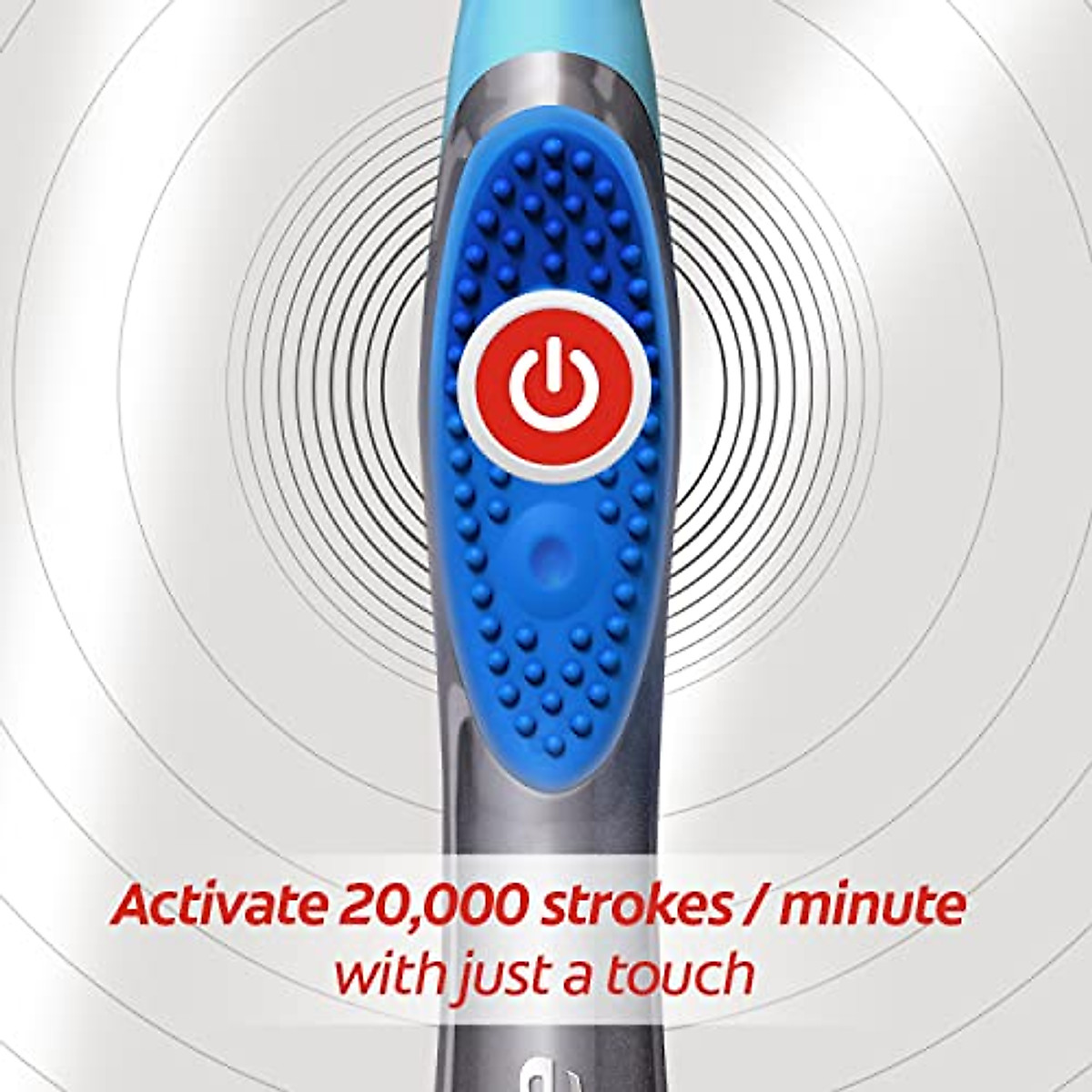 Colgate 360 Floss Tip Battery Powered Toothbrush, Sonic Toothbrush With Soft Bristles, Tongue Cleaner Helps Remove Bacteria, Great for Travel, Includes 1 AAA Battery Total, 2 Pack