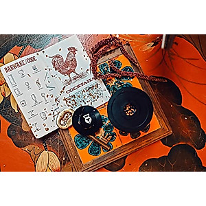 TheFitBartenderCo Metal Cocktail Smoker Kit with Torch- Includes four flavored woodchips, whiskey smoker, Gift for men, dad, husband, boyfriend, bourbon, infuse drink, meat & cheese