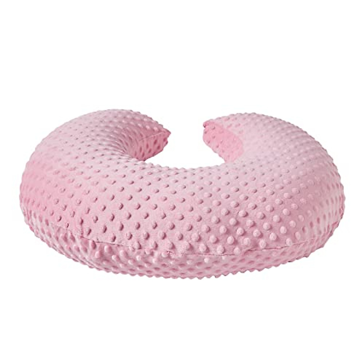 Blackleaf baby Minky Nursing Pillow Cover, Nursing Pillow Slipcovers for Breastfeeding Moms, Ultra-Soft Fit Standard Infant Nursing Pillows for Infant Newborn Baby Boy Girl (Candy Pink)
