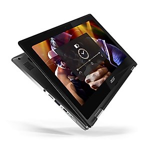 Acer Newest 2-in-1 Ultra Slim Chromebook, 11.6inch IPS Multi-Touch Screen, Intel Celeron Processor Up to 2.4 GHz, 4GB LPDDR4 Memory, 32GB eMMC, WiFi, Bluetooth, Chrome OS (Chrome OS, Silver)(Renewed)