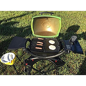 Utheer 6558 Cast Iron Griddle, 6558 Grill Parts Cooking Griddle for Weber Q100 Q120 Q140 Q1000 Q1200 Q1400 Series Gas Grills, 12.6 x 8.6 inch