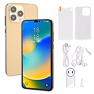 Zopsc Unlocked Smartphone, 6.1in HD Screen Unlocked Cell Phone for Android 6, 1GB RAM 8GB ROM 3G Smartphone, 4000mAh Large Battery, Front 5MP Rear 8MP (US Plug)