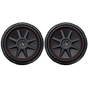 KICKER 2 12" 800 Watt CompVR 4 Ohm DVC Subs Car Power Subwoofers | 43CVR124
