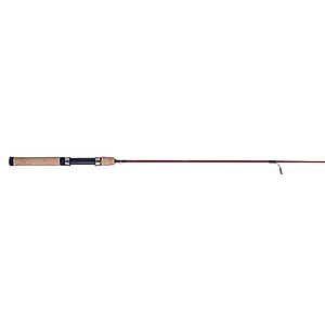 Berkley 5’ Cherrywood HD Spinning Rod, One Piece Spinning Rod, 1-4lb Line Rating, Ultra Light Rod Power, Fast Action, 1/32-1/8 oz. Lure Rating,Red