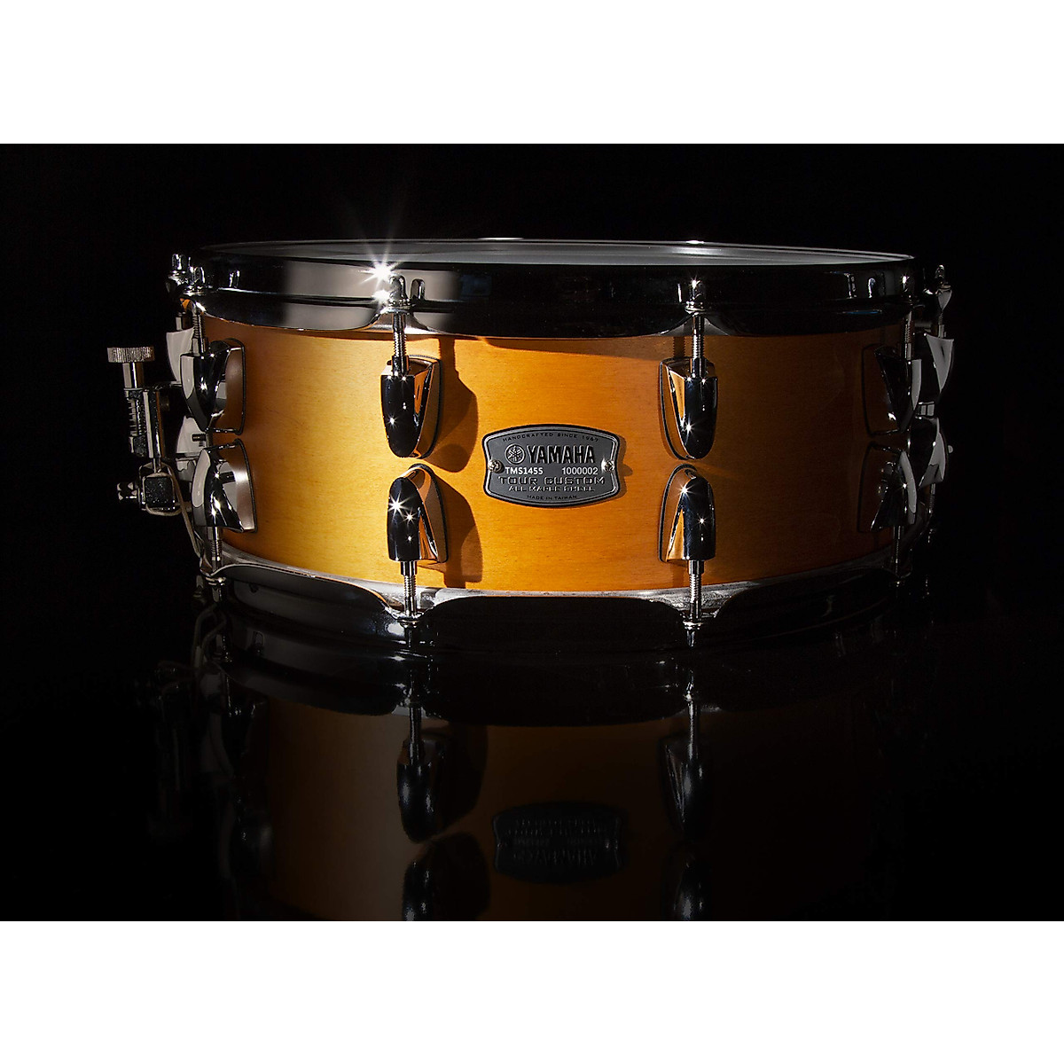 Yamaha, 14 inches Snare Drum, Caramel Satin, 14" x 5.5" (TMS-1455CRS)