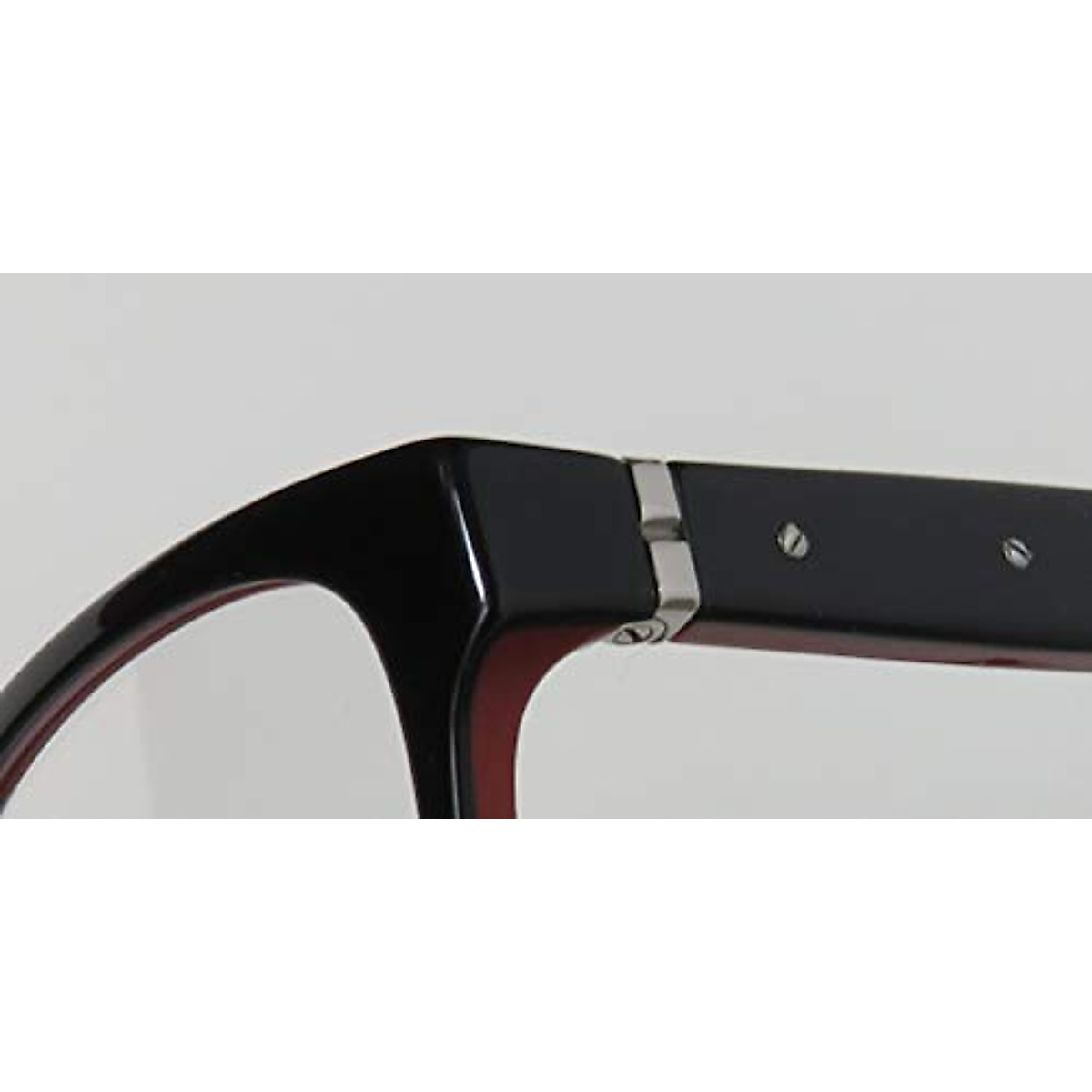 Bobbi Brown The Bobbi Womens/Ladies Rectangular Full-rim Brand Name Glamorous In Style Eyeglasses/Eyeglass Frame (54-16-135, Black/Red)