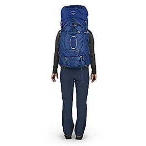 Osprey Ariel 65L Women's Backpacking Backpack, Ceramic Blue, WM/L