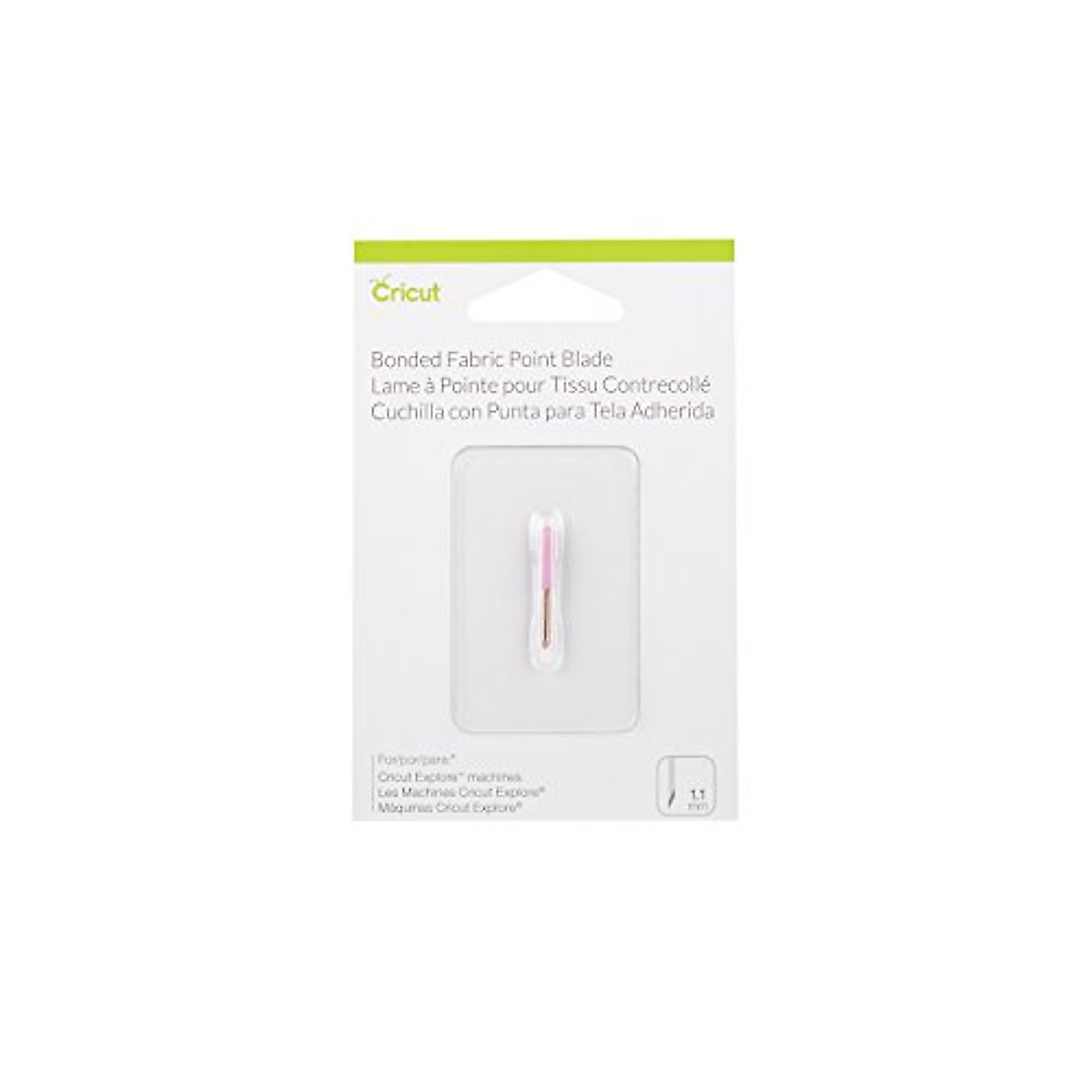 Cricut Bonded-Fabric Replacement Blade, German Carbide Cutting Blade, Cut Intricate Designs in Bonded Fabric, For Personalized Crafts, Compatible with Cricut Maker and Explore Machines Pink