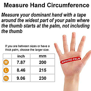 OZERO Work Gloves Winter Insulated Snow Cold Proof Leather Glove Thick Thermal Imitation Lambswool - Extra Grip Flexible Warm for Working in Cold Weather for Men and Women (Brown,Large)