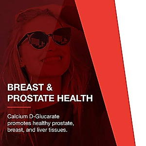 Protocol For Life Balance - Calcium D Glucarate 500mg - Supports Detoxification, Promotes Liver Detox, Breast, Colon and Prostate Health - 90 Vegetable Capsules