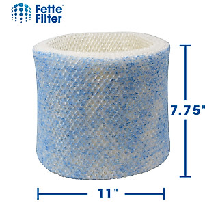 Fette Filter - Upgraded Blue Mesh Wicking Filters Compatible with Honeywell Filter E HC-14 for HCM-6009 HCM-6011 HEV680 HEV685 and Other Series Humidifier Part # HC14PF1 HC14PF3 HC14 Filter E 3-Pack