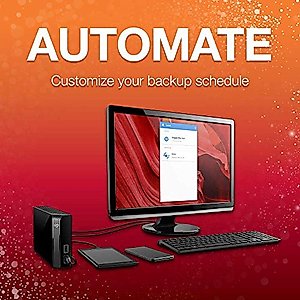 Seagate Backup Plus Desktop HUB External Desktop Hard Drive Storage USB 3.0 (Renewed), Capacity:6.000GB (6TB)
