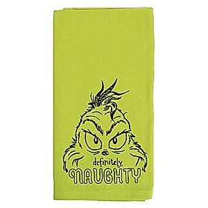 Vandor Dr. Seuss The Grinch Definitely Naughty Dish Towel