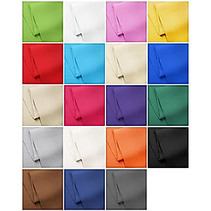 Craftido-19 Options-100% Cotton Fabric by The Yard in Solid Color 44”Wide by 3yd (9 ft) -Medium Weight 5.2 oz-for Quilting, Sewing, Crafts, Binding, Backing and Lining - Black