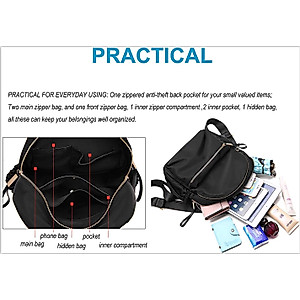 Women Backpack Purse lightweight Backpack Nylon Waterproof Daypack Casual Travel Backpack School bag for Women Girls