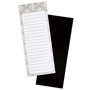 Juvale 12 Pack Magnetic Notepads for Refrigerator, Grocery, Shopping To Do Lists, 6 Colors (3.5 x 9 In)