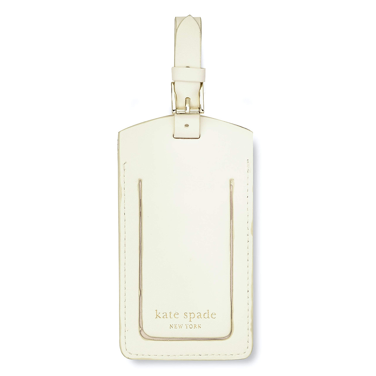 kate spade new york 20 oz Acrylic Miss to Mrs. Tumbler Bundle with Vegan Leather Luggage Tag, Miss to Mrs.