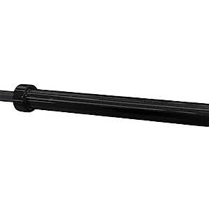 CAP Barbell 7 ft. Olympic Bar, 28mm Grip Diameter, Bronze Bushings, Black, 51.75 inches (New Version)