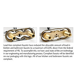 Design House 546937 Perth Widespread Bathroom, Satin Nickel, 2-Handle Lavatory Faucet