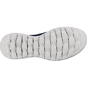 Skechers womens Walking Sneaker, Navy/White, 8 US