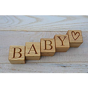 Personalized Wood Blocks - Personalized Baby Letter Blocks - Wood Letter Blocks - Custom Wood Blocks - Nursery Decor - Name Blocks