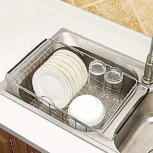 1Pcs Kitchen Racks for Storage-Kitchen Cupboard Organizers for Cups-Kitchenaid Dish Drainer Drying Rack-Plate and Bowl Organizer for Cabinet-Kitchen Rack for Utensils-Kitchen Racks and Shelves