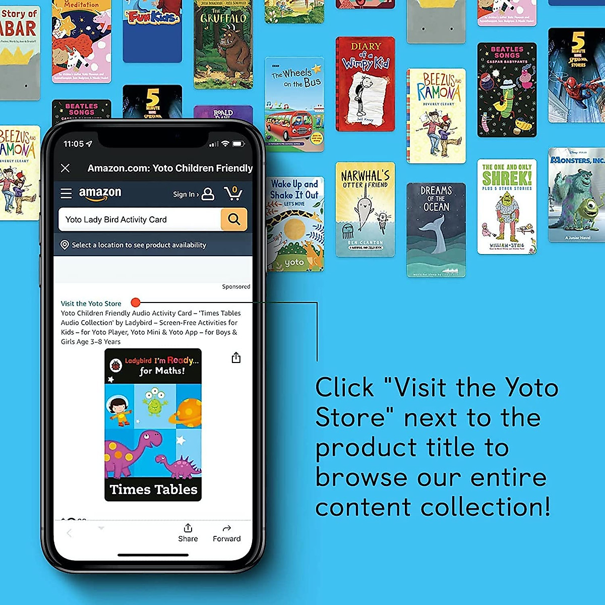 YOTO Yoto ‘DUPLO - 1,2,3 Play with Me’ Audiobook Collection for Kids – for Yoto Player, Yoto Mini & Yoto App – Includes Seven
