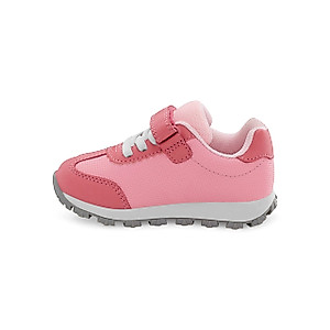 Simple Joys by Carter's Kids Bailey Athletic Sneaker Running Shoe, Pink, 9 US Unisex Toddler