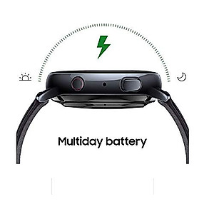 Samsung Galaxy Watch Active2 (44mm), Heart Rate Monitor, Silver (LTE Unlocked) - SM-R825USSAXAR (US Version & Warranty) (Renewed)