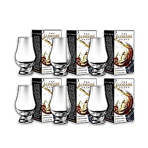 Glencairn Crystal Whiskey Glass, Set of 6, Clear, 6 Pack